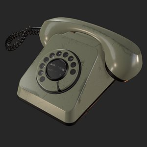 Old antique phone 3D model - TurboSquid 1415977