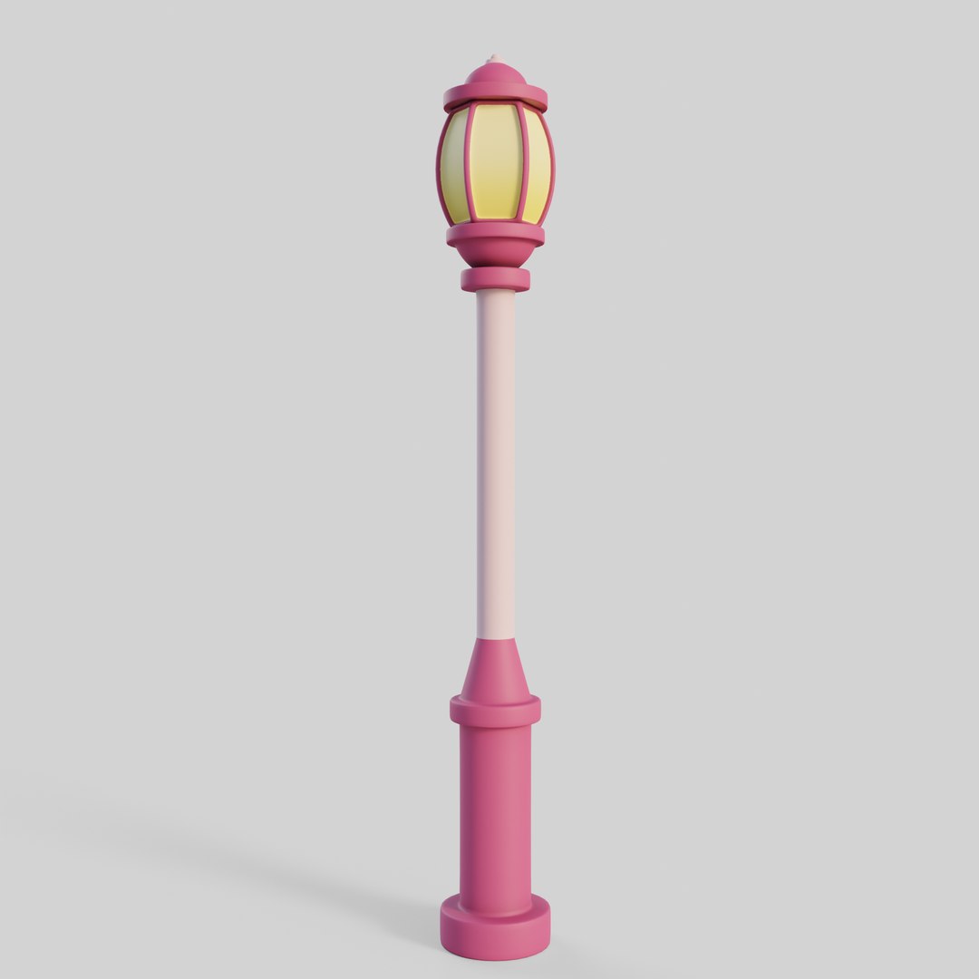 3D Cartoon Street Light 3 - TurboSquid 2053096