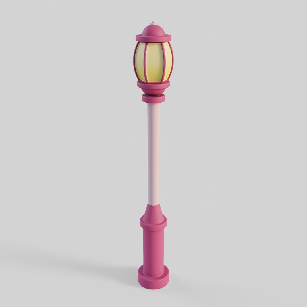 3D Cartoon Street Light 3 - TurboSquid 2053096