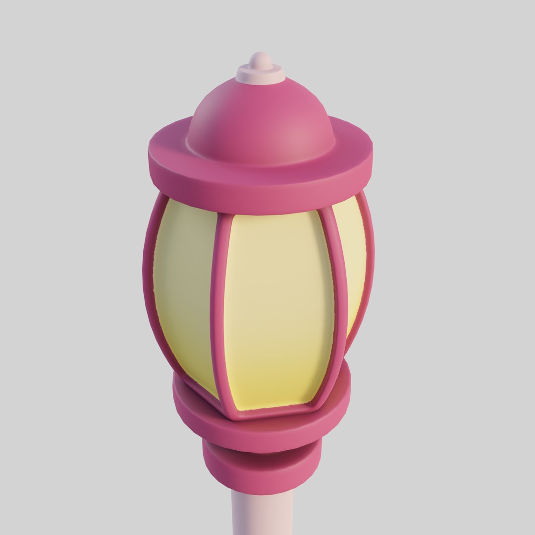 3D Cartoon Street Light 3 - TurboSquid 2053096