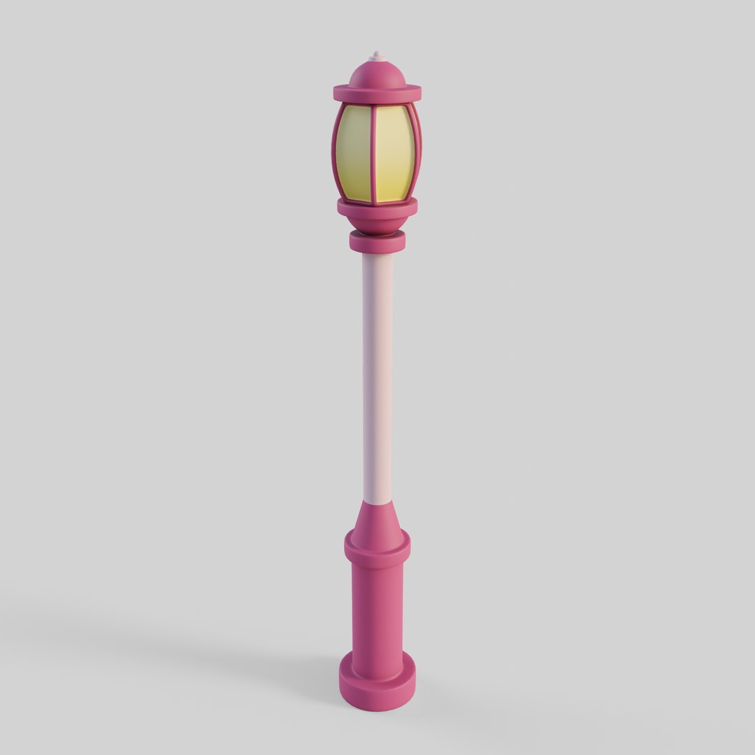 3D Cartoon Street Light 3 - TurboSquid 2053096