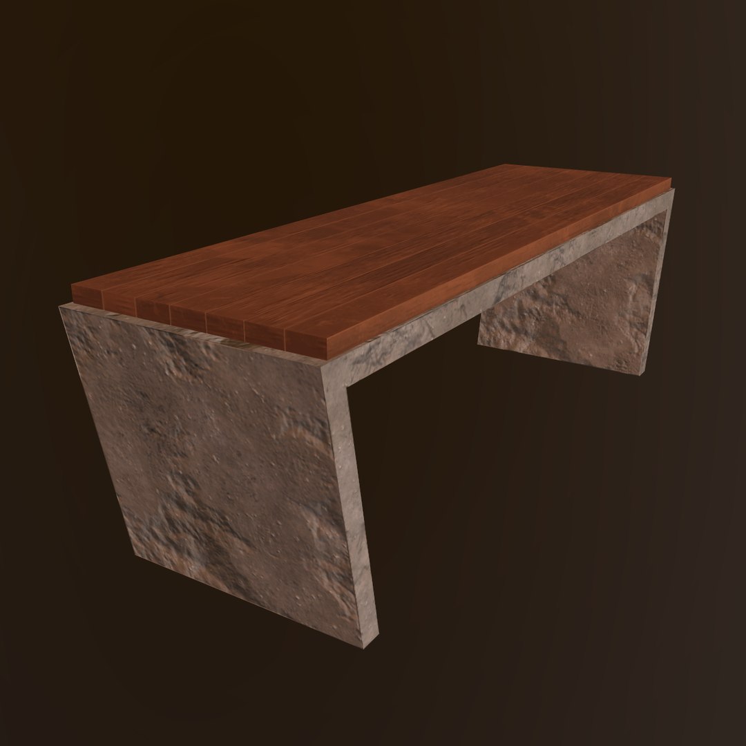 Bench Base Model - TurboSquid 1490931
