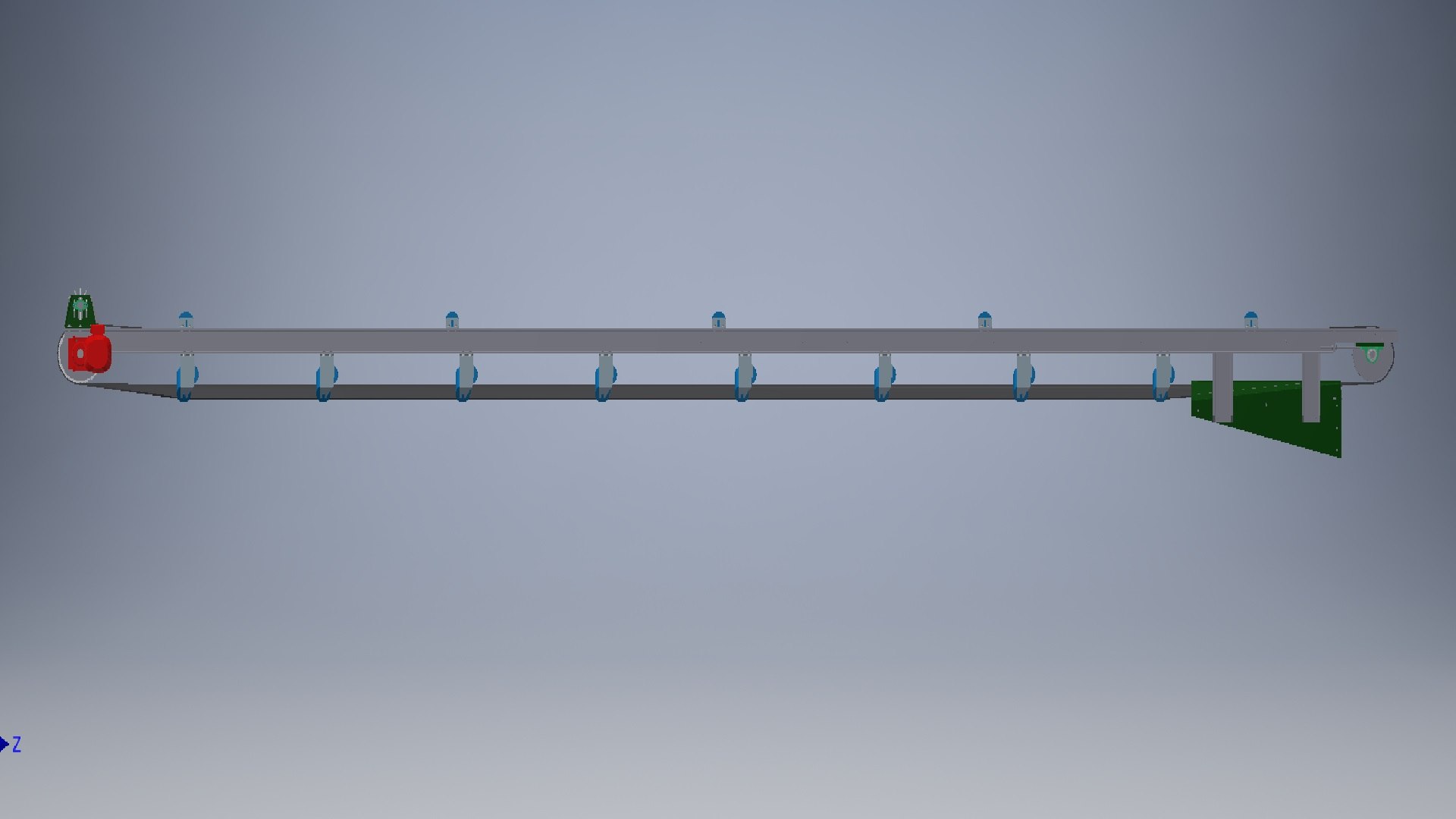 3D Trough Conveyor Assembly - TurboSquid 2254887