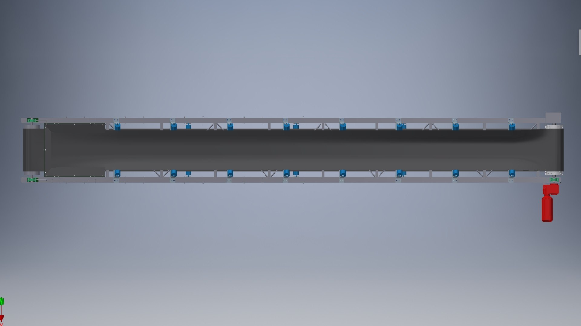 3D Trough Conveyor Assembly - TurboSquid 2254887