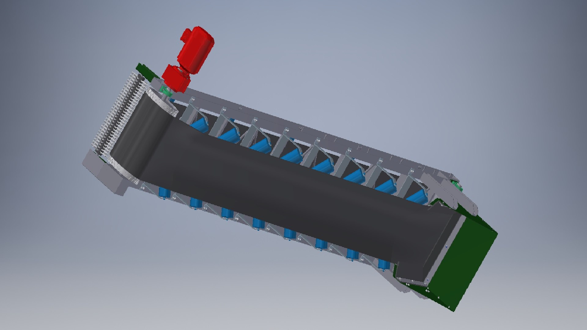 3D Trough Conveyor Assembly - TurboSquid 2254887