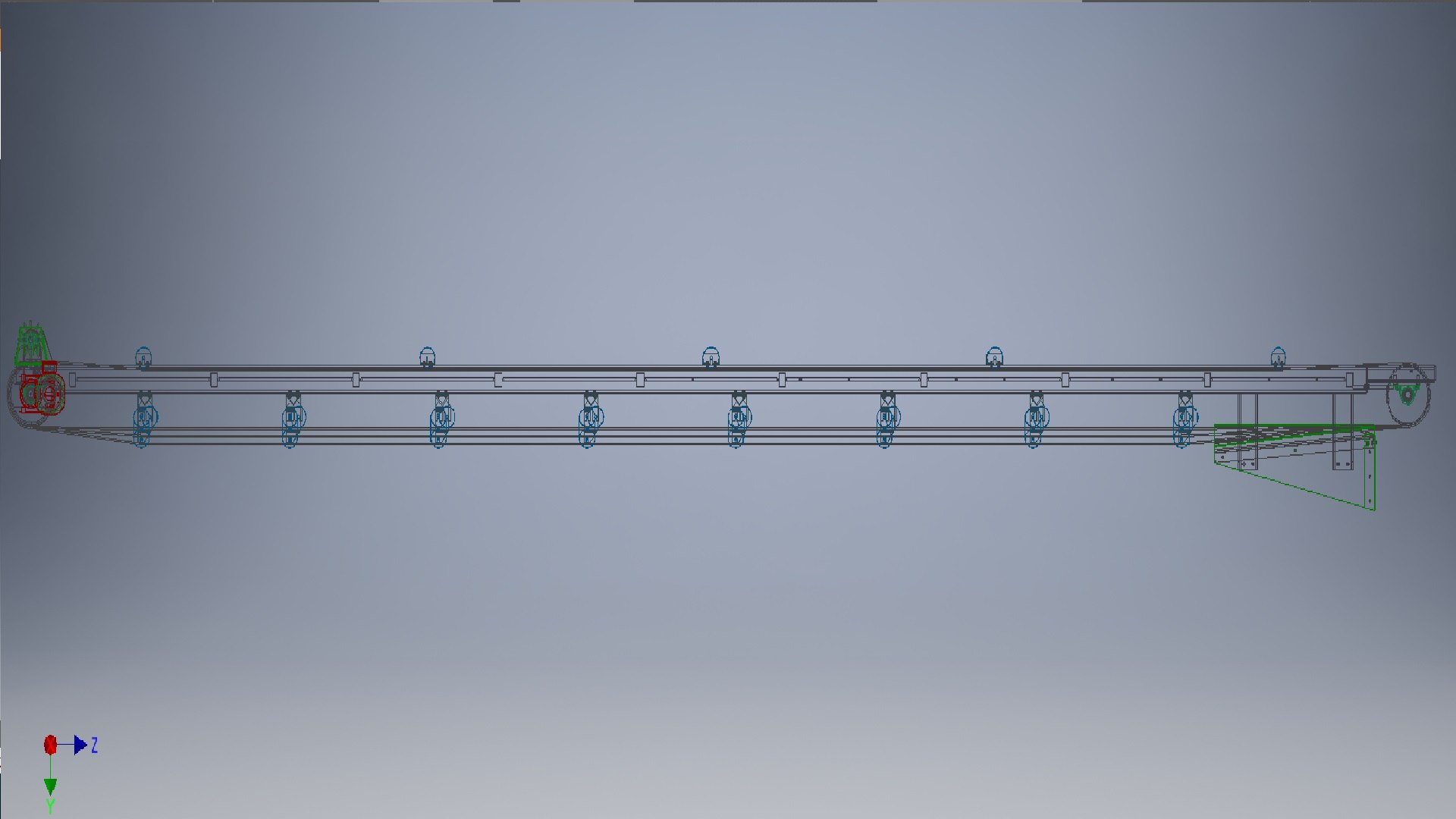 3D Trough Conveyor Assembly - TurboSquid 2254887