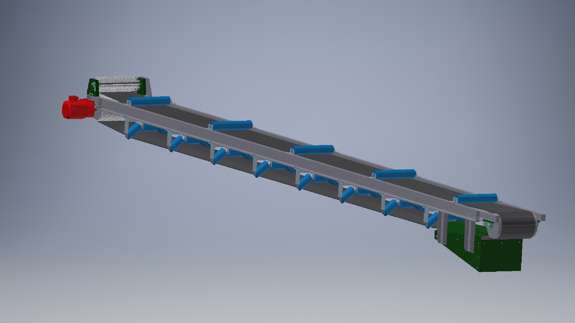 3D Trough Conveyor Assembly - TurboSquid 2254887