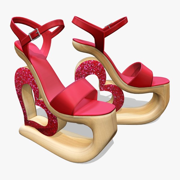 Heart Heel Shoes 3D - TurboSquid 1924751