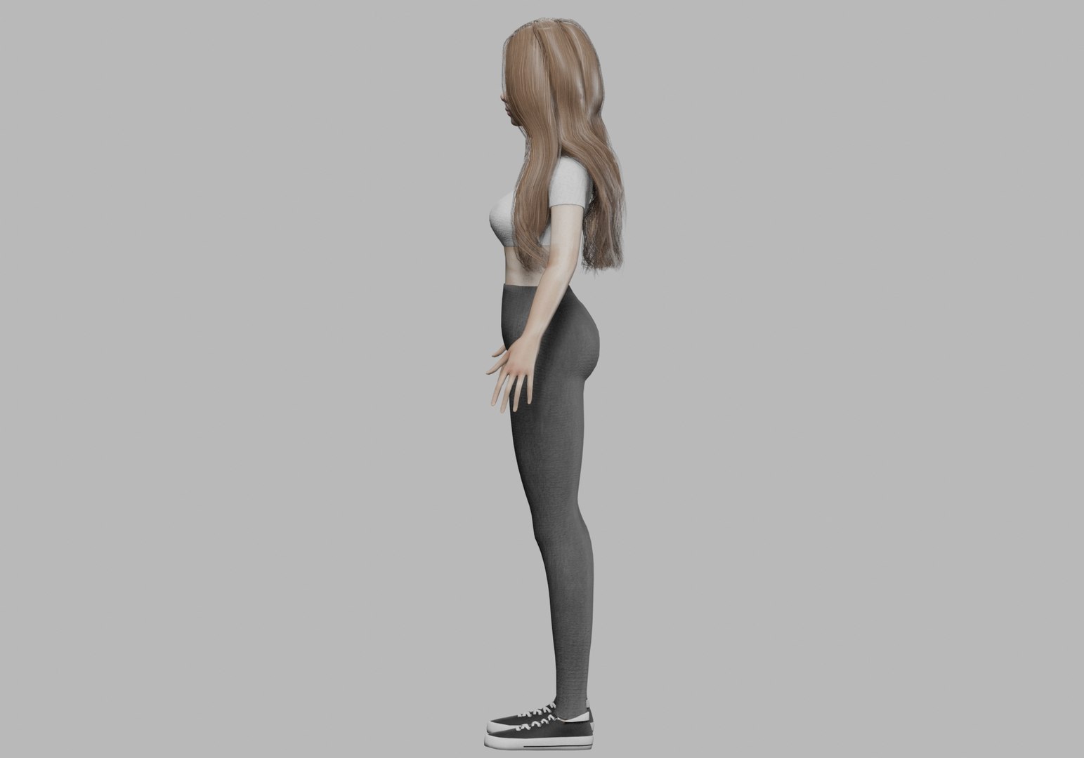 Basic Teen Woman V26464 3D Model - TurboSquid 2262853
