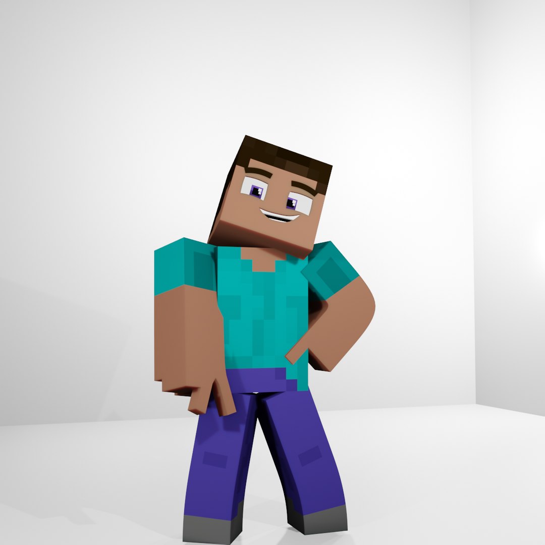 3D Model Minecraft Steve 3D - TurboSquid 2271707