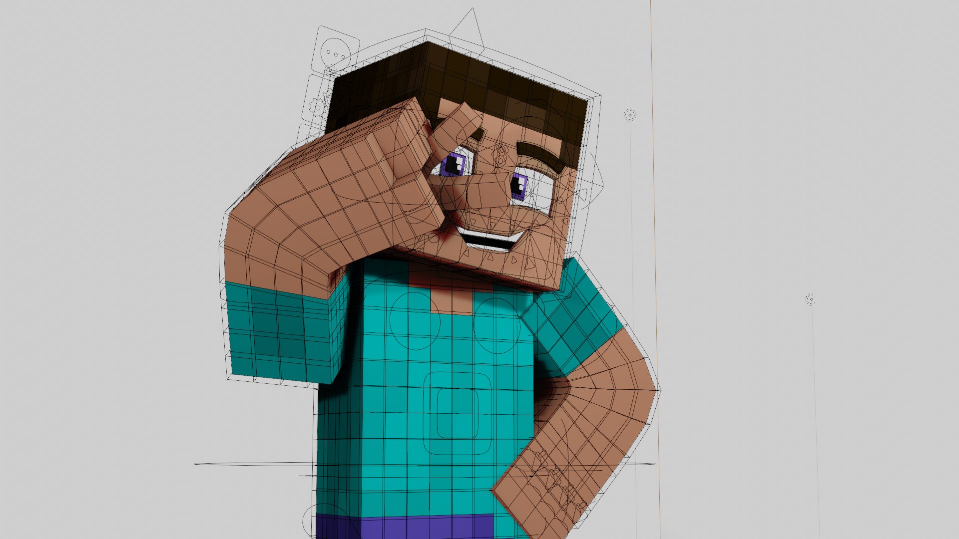 3D Model Minecraft Steve 3D - TurboSquid 2271707