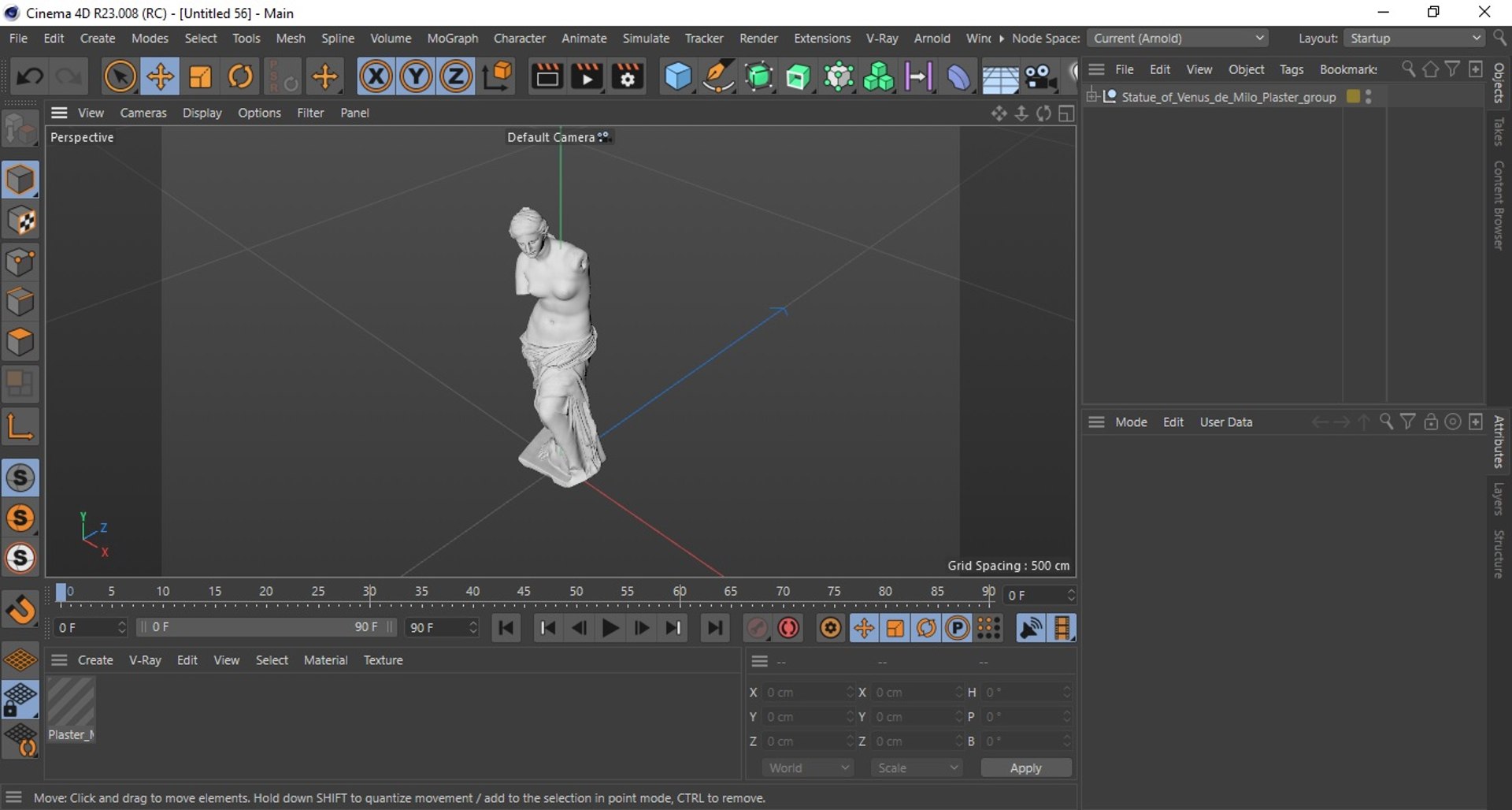 Statue Of Venus De Milo Plaster For 3D Print 3D - TurboSquid 2285473