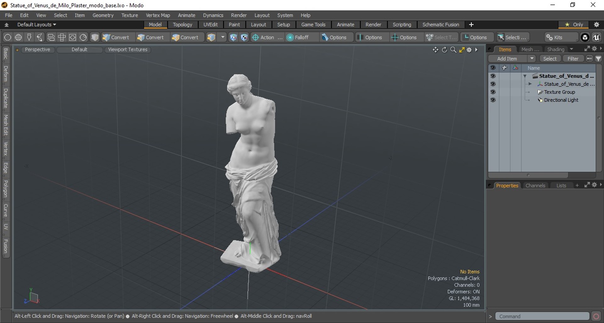 Statue Of Venus De Milo Plaster For 3D Print 3D - TurboSquid 2285473