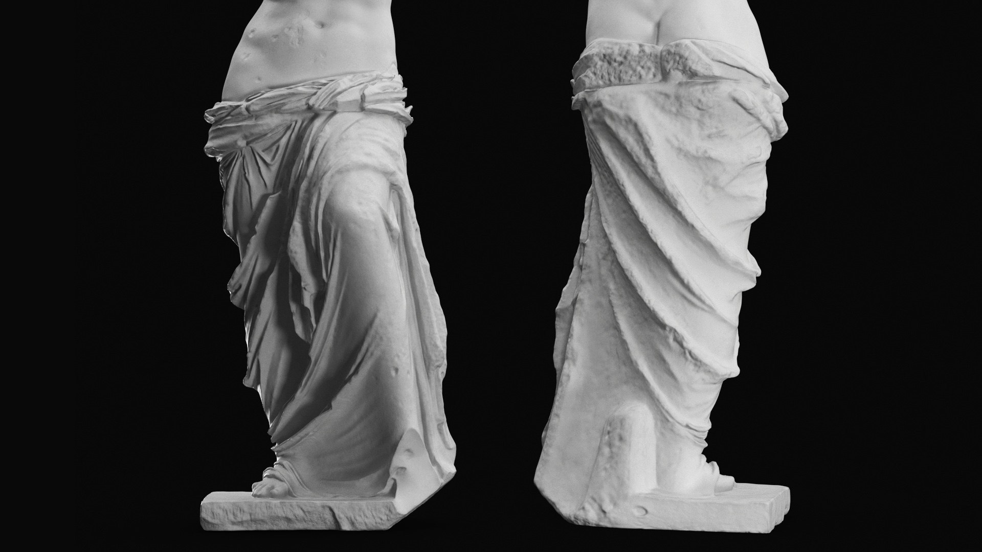 Statue Of Venus De Milo Plaster For 3D Print 3D - TurboSquid 2285473