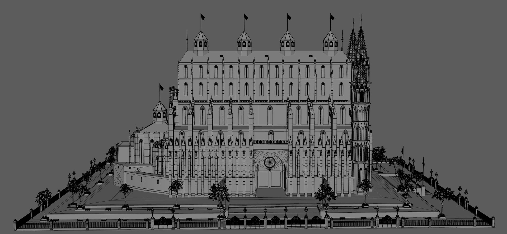 Church Fantasy 3D Model - TurboSquid 1240992