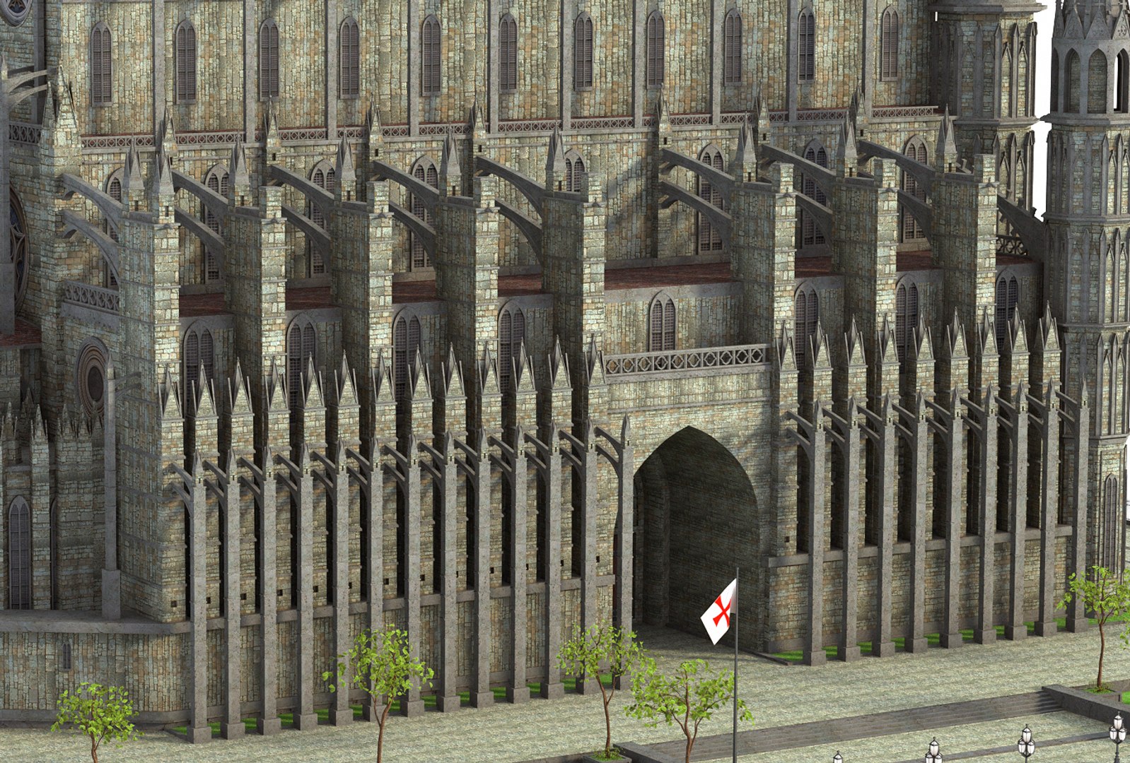 Church Fantasy 3D Model - TurboSquid 1240992