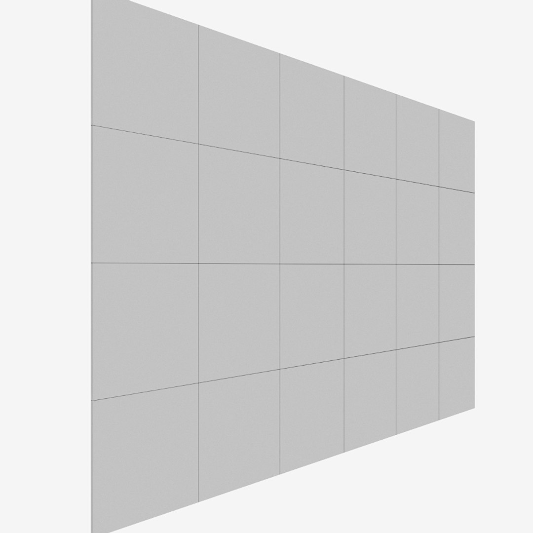 Panel Ellipses 3d Model