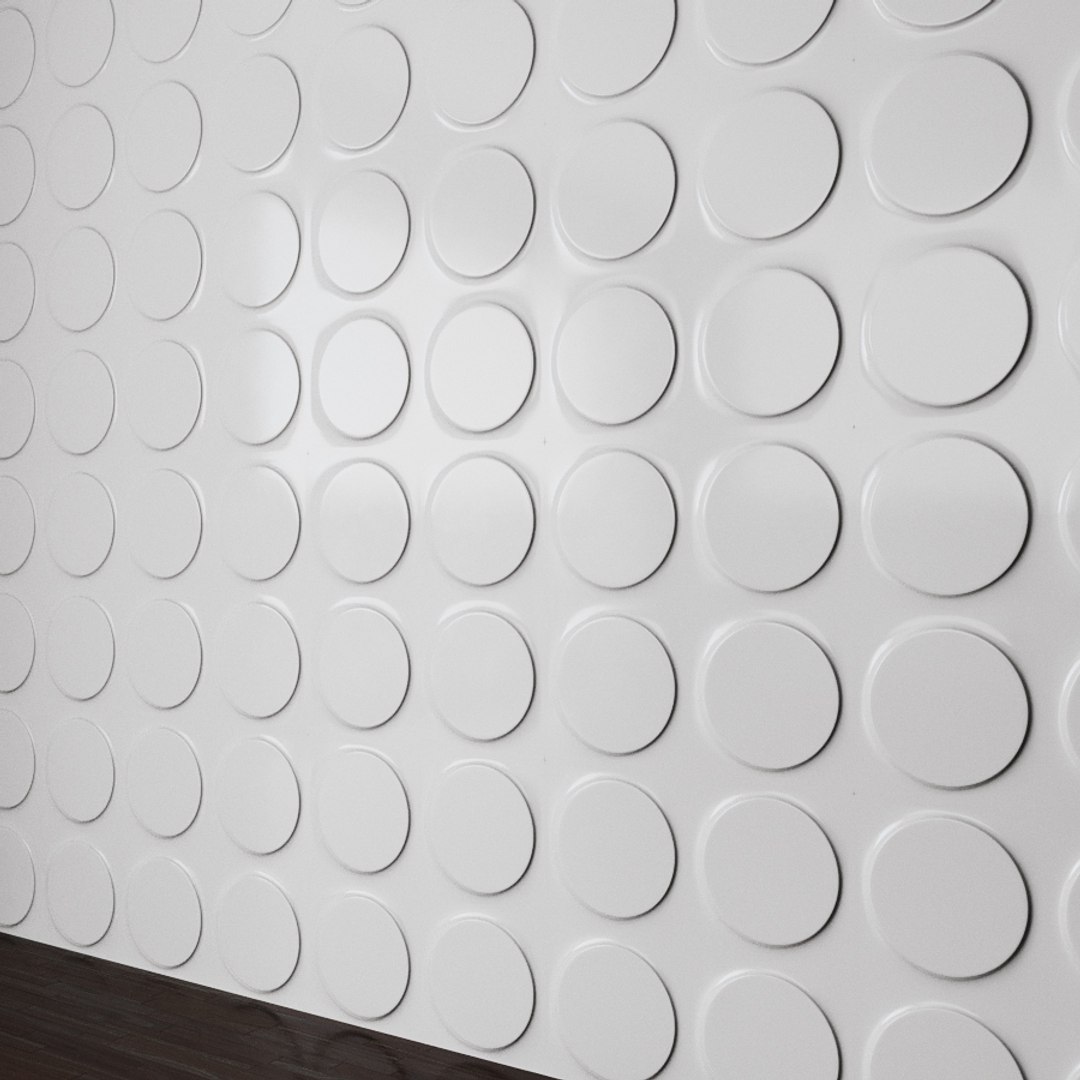Panel Ellipses 3d Model