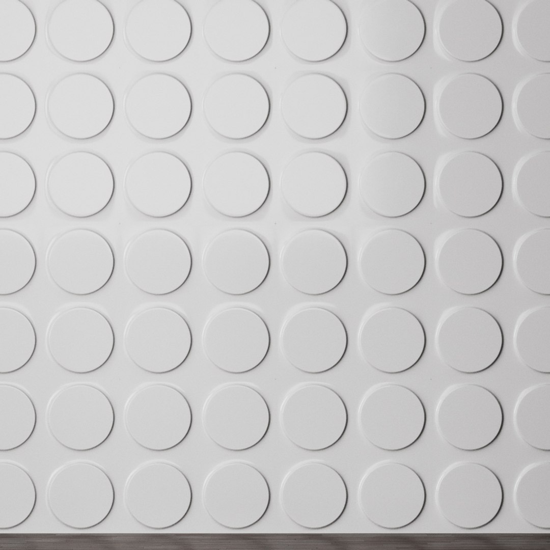 Panel Ellipses 3d Model