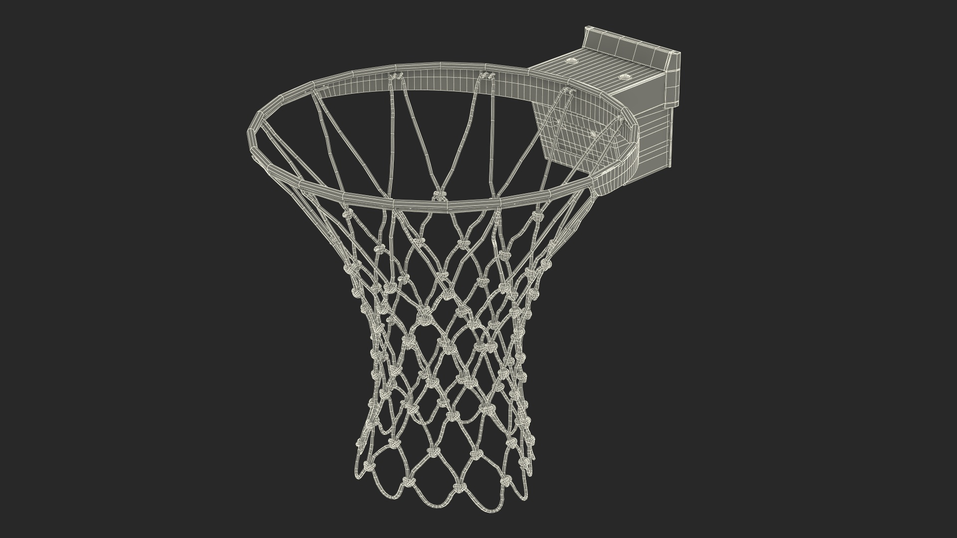 3D Basketball Hoop With Net - TurboSquid 2198563