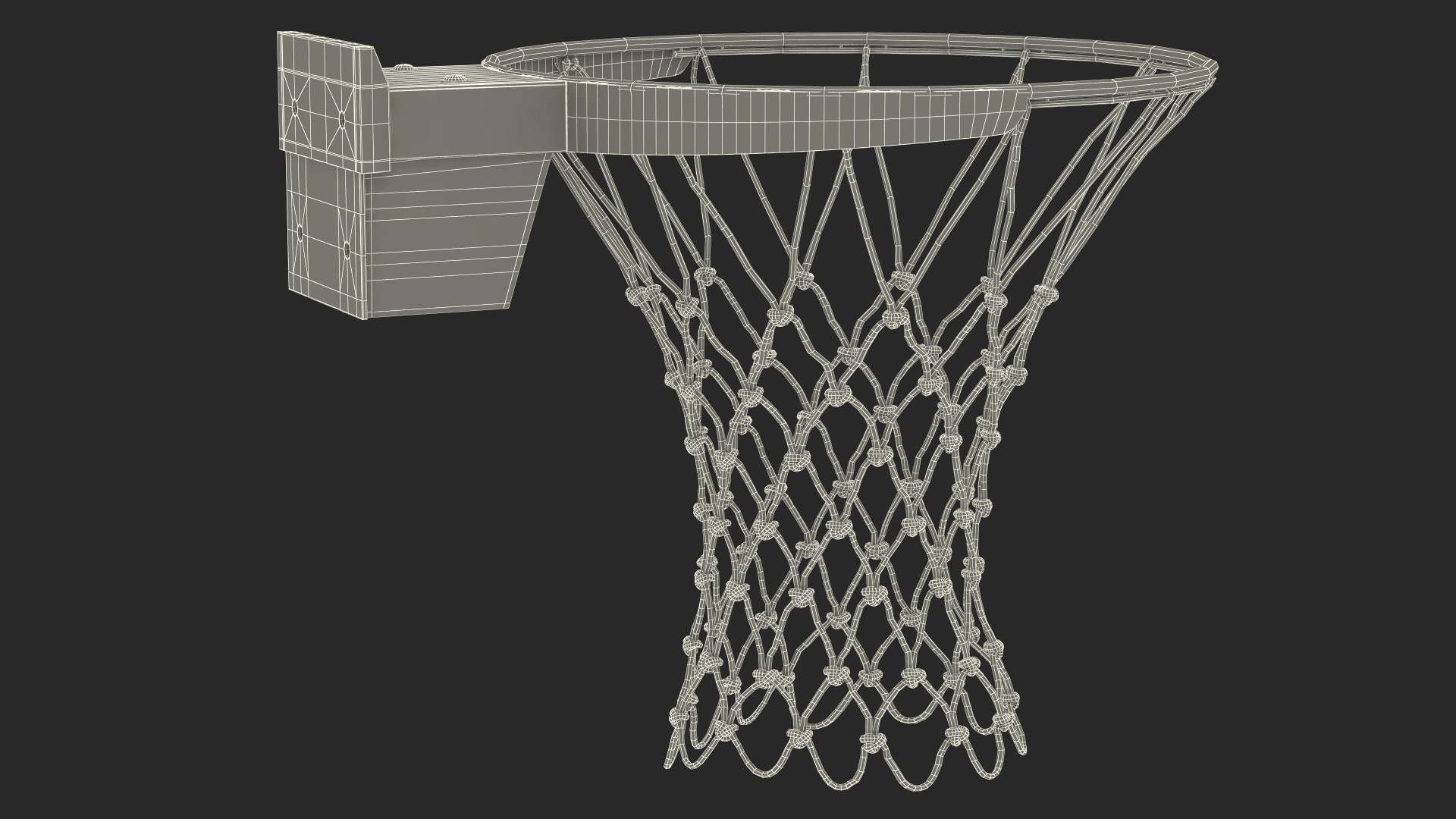 3D Basketball Hoop With Net - TurboSquid 2198563