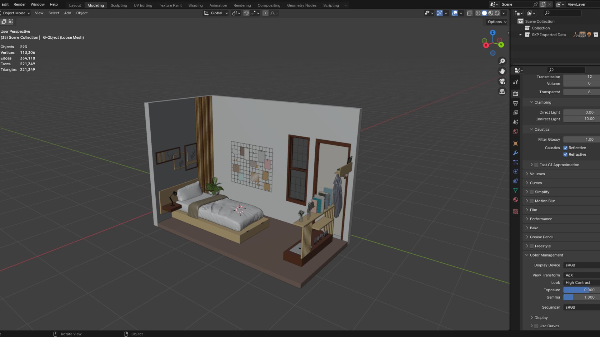 Realistic Isometric Modern Japanese Minimalism Style Apartement ...