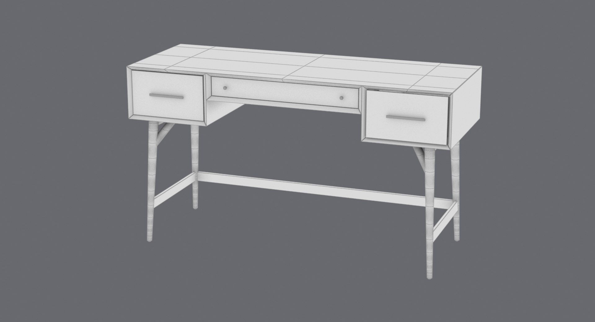 Desk Design 3d Model