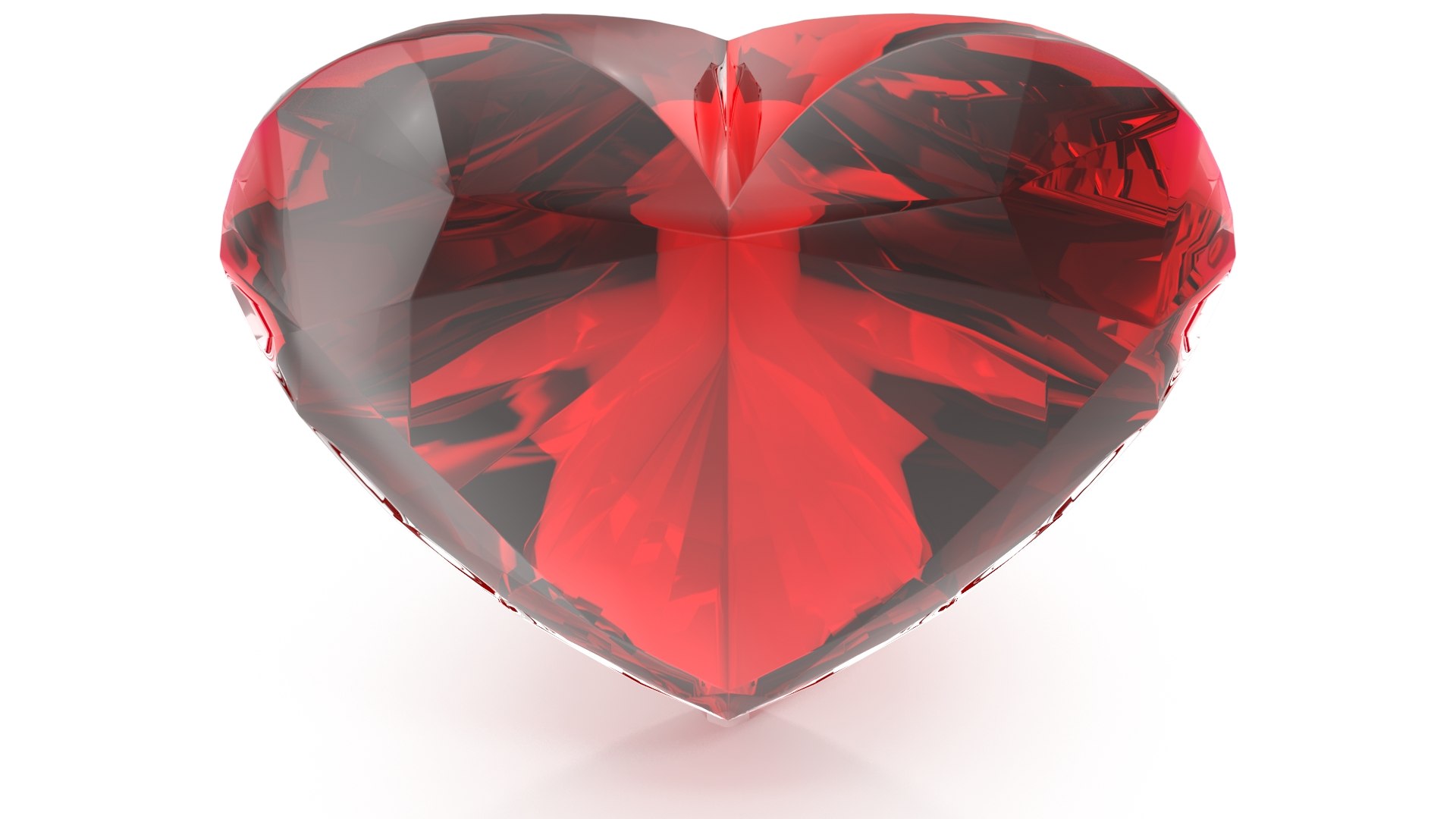 3D Heart Shape Ruby - TurboSquid 1886237