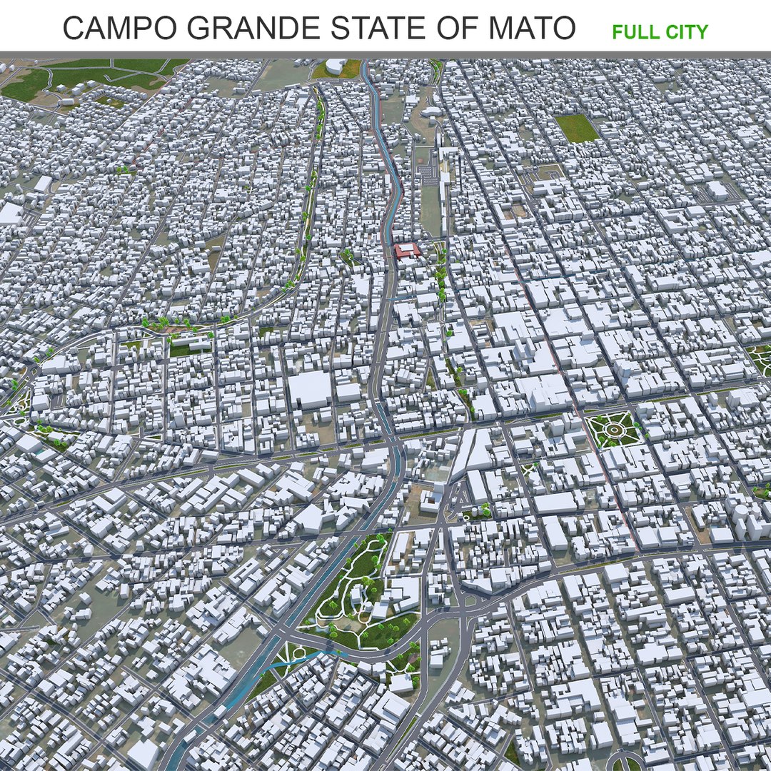 Campo Grande State Of Mato Grosso Do Sul Brazil 3D - TurboSquid 2085029