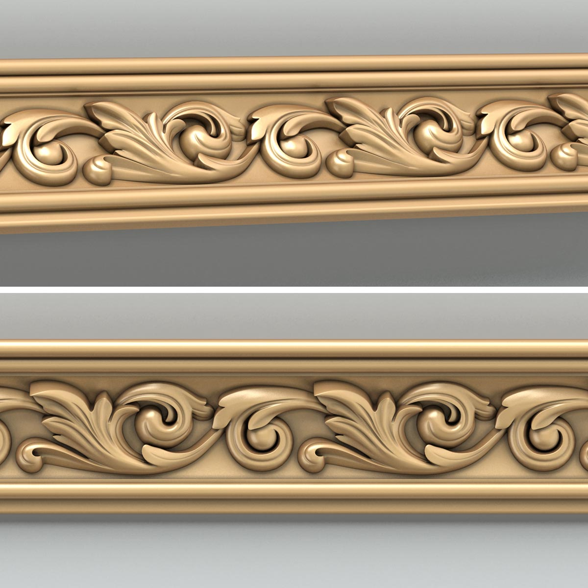 decorative molding 3d max