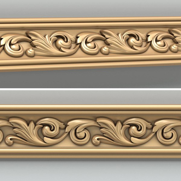 decorative molding 3d max