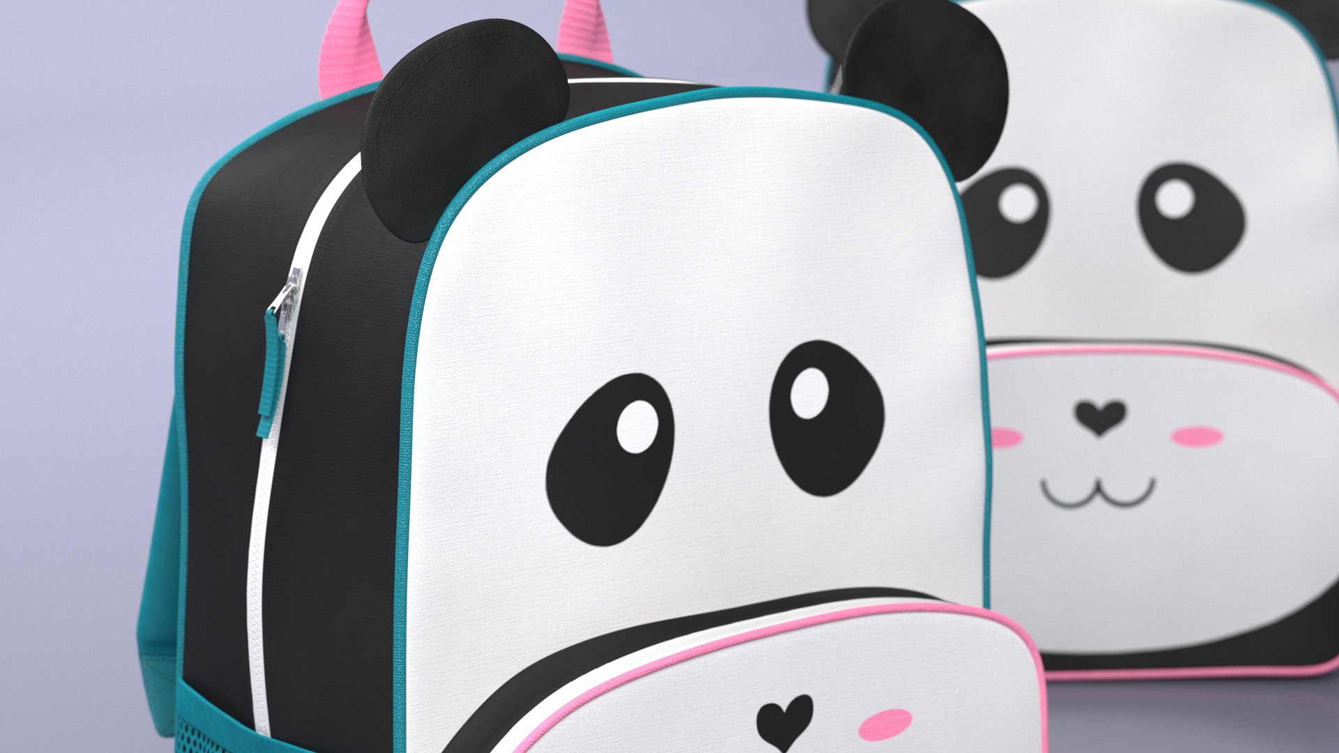 Kids Panda Backpack 3D - TurboSquid 2238895