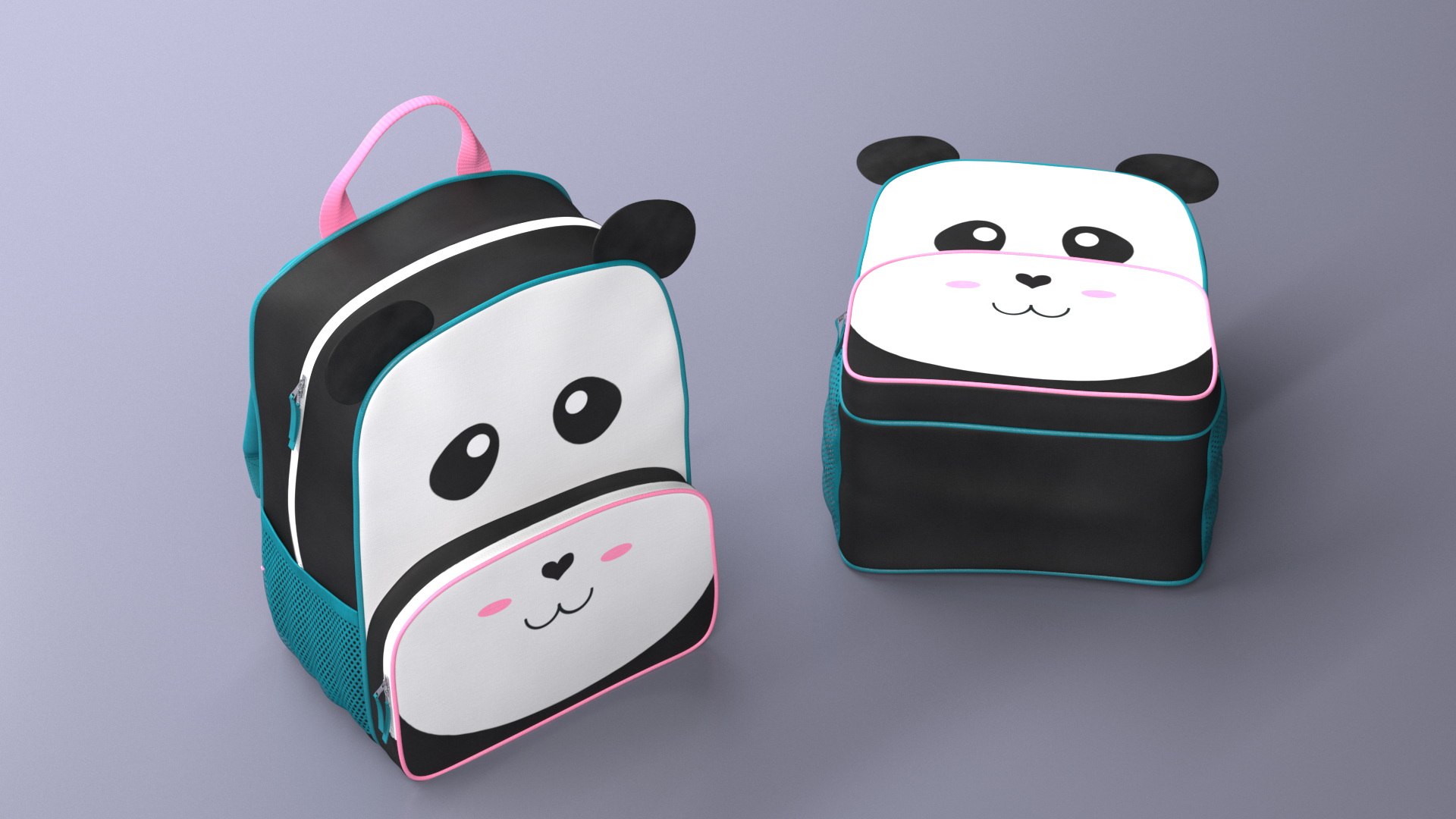 Kids Panda Backpack 3D - TurboSquid 2238895