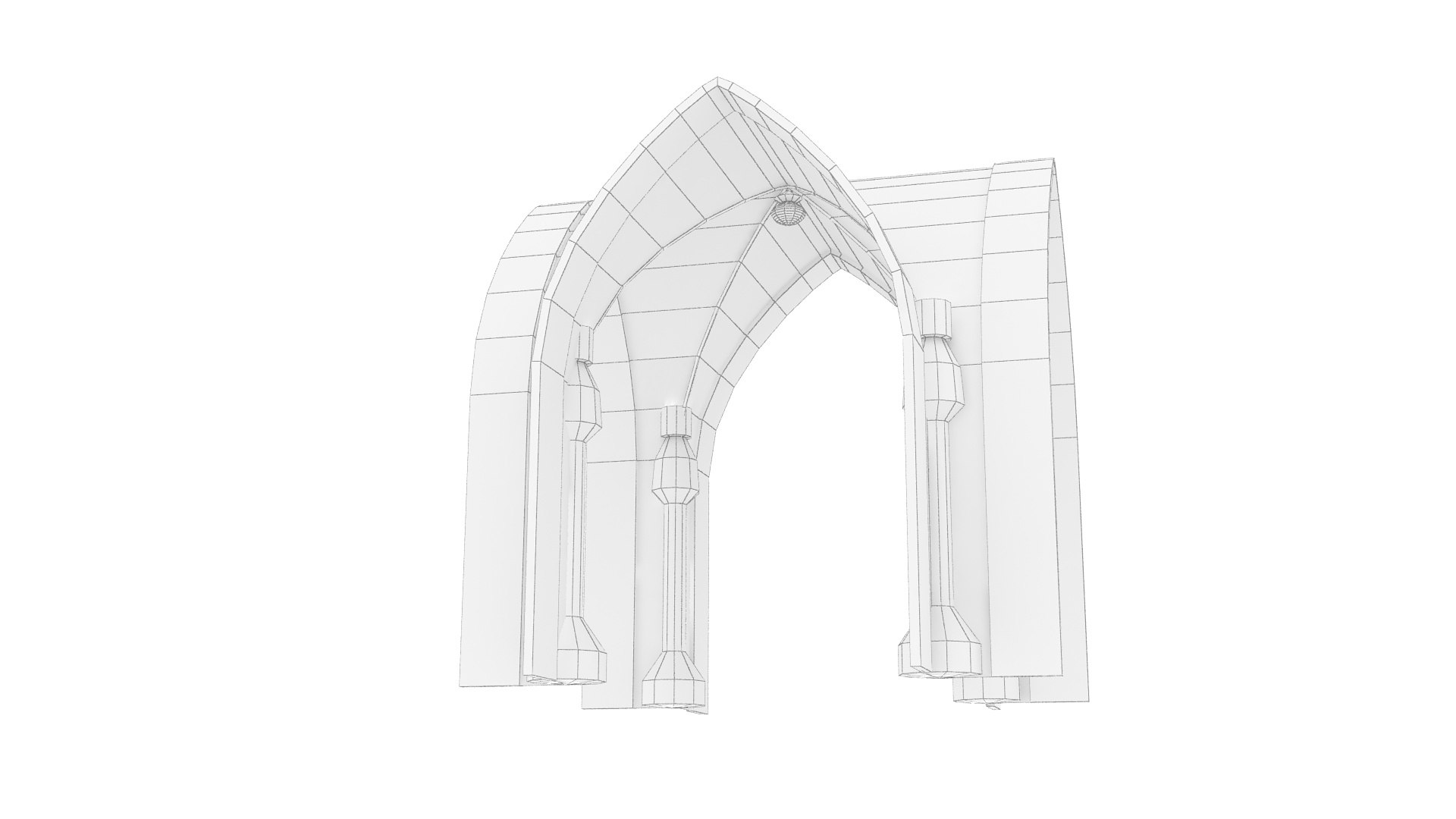 3D Beautiful Arch Model - TurboSquid 1827621