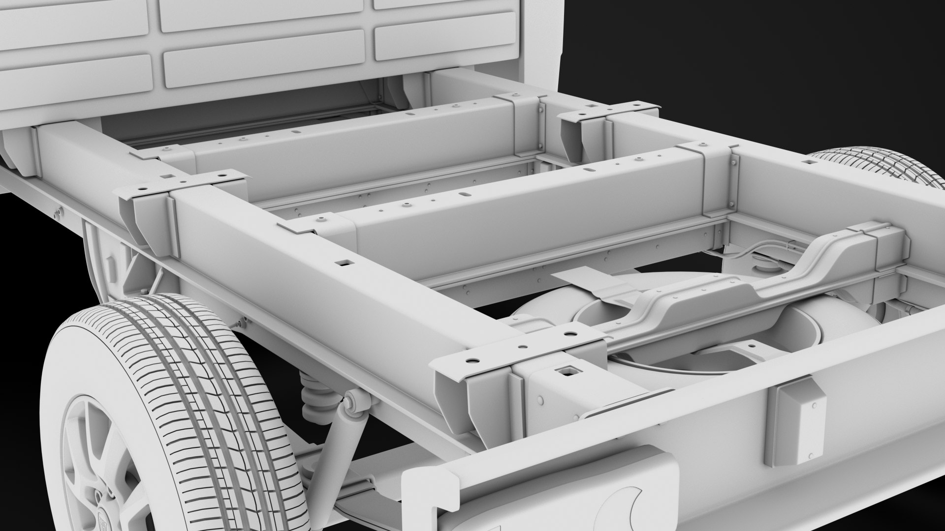 Fiat ducato chassis truck 3D model - TurboSquid 1451210