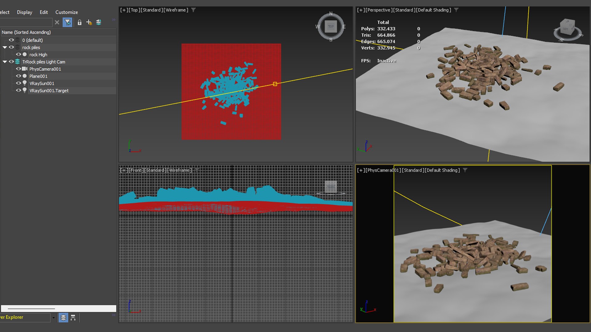 Rock Piles 3D Model - TurboSquid 2283129