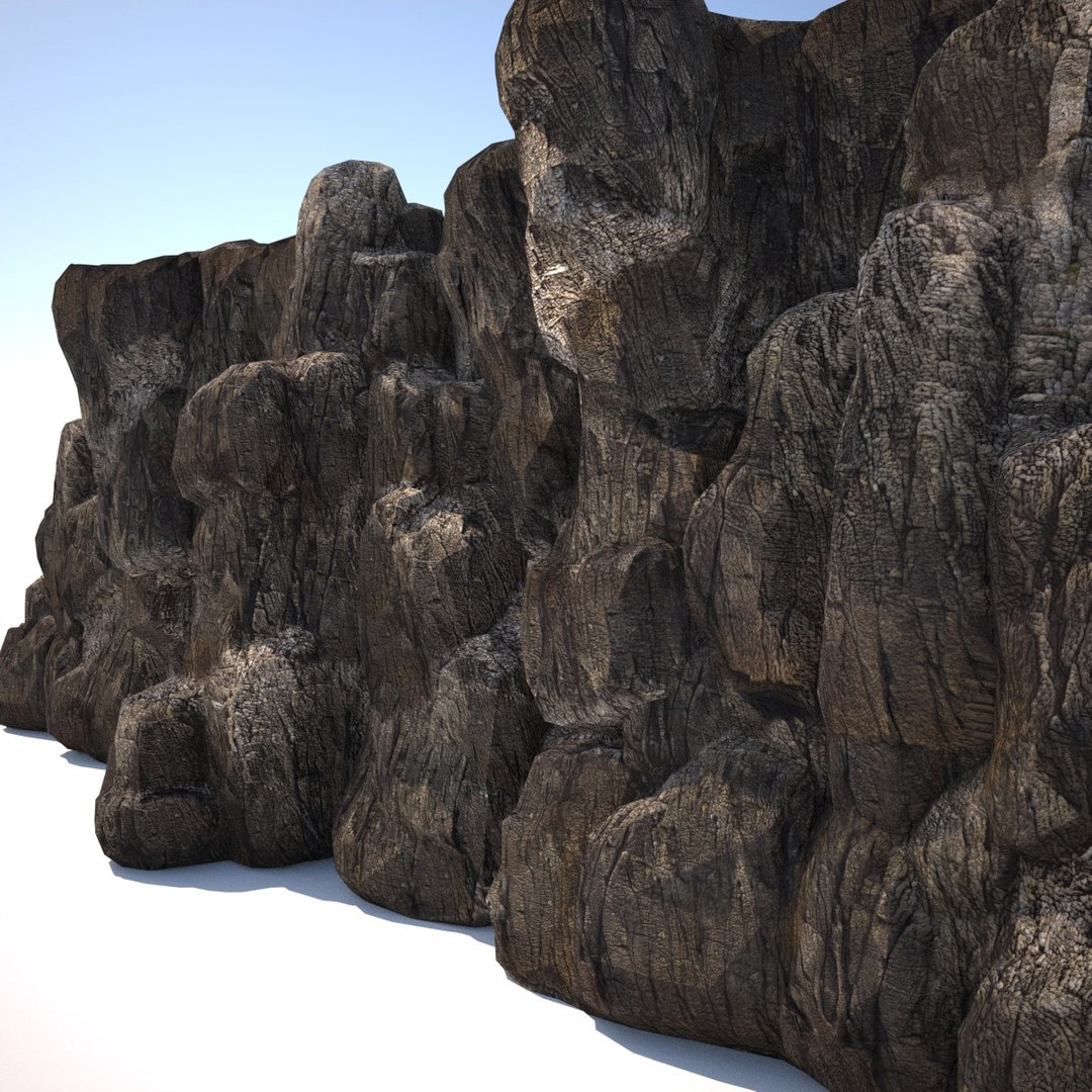 Rocky Cliffs Rock 3d Model