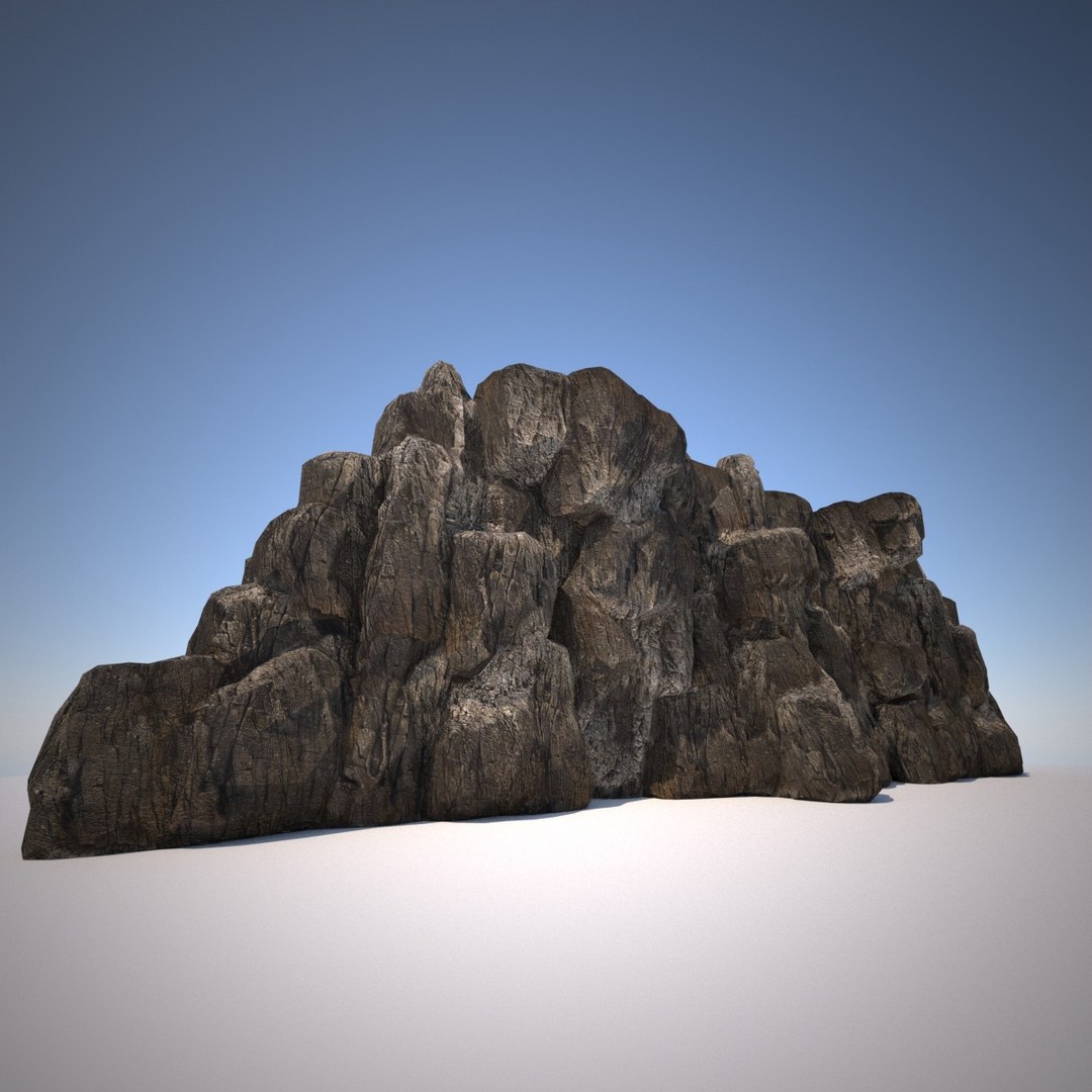 Rocky Cliffs Rock 3d Model