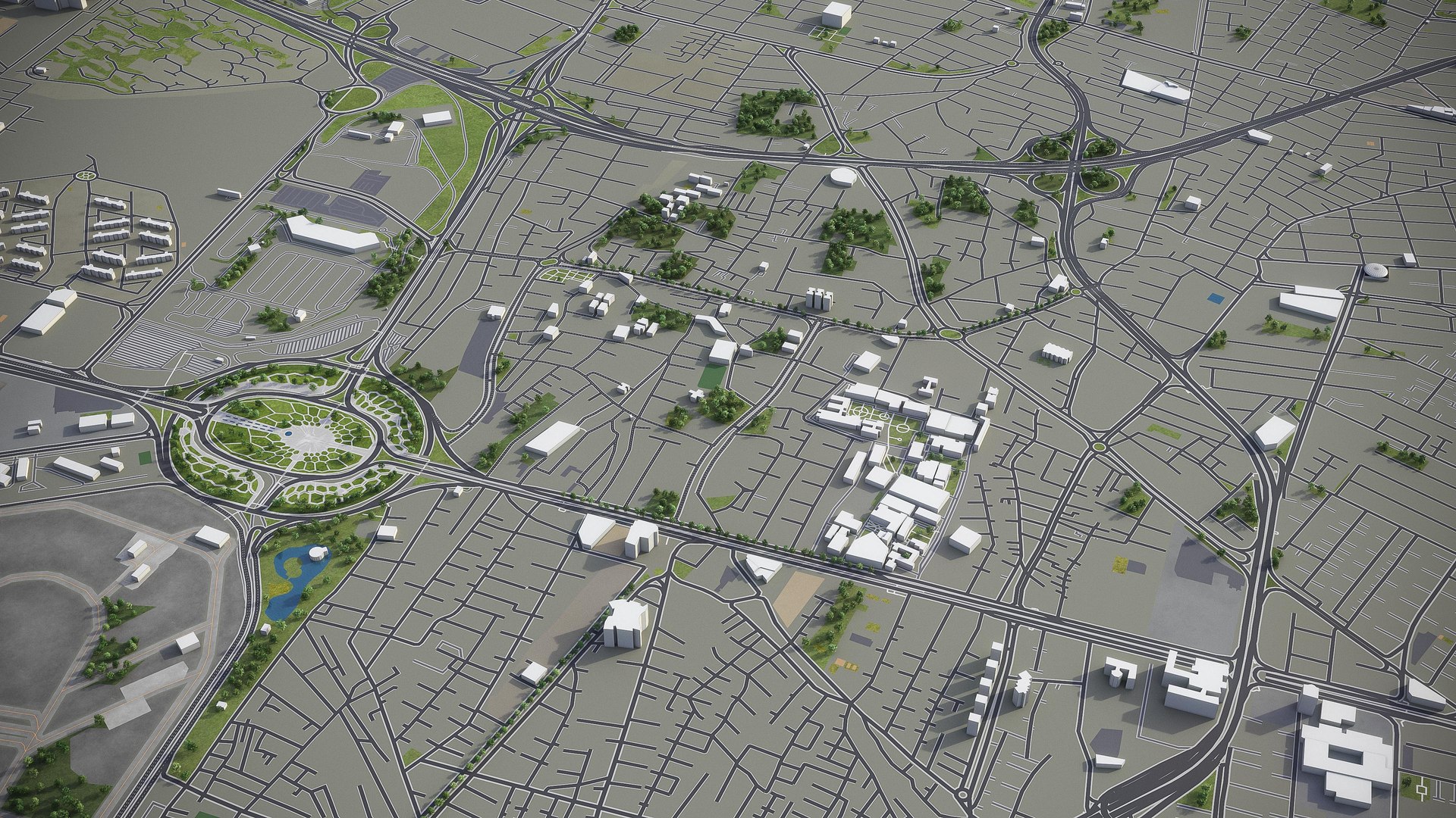 Tehran - Karaj Surrounding 3D Model - TurboSquid 1494650