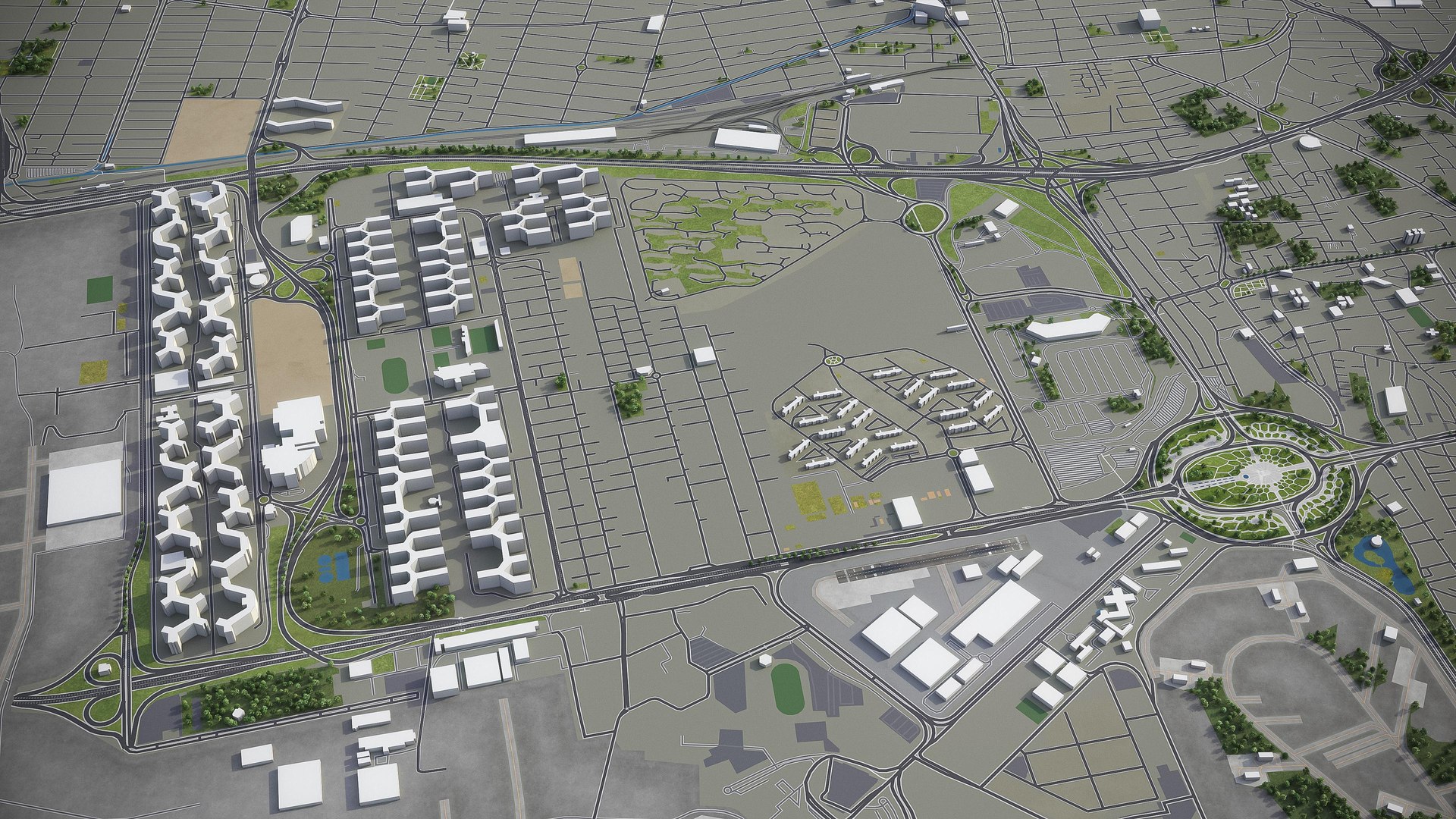 Tehran - Karaj Surrounding 3D Model - TurboSquid 1494650