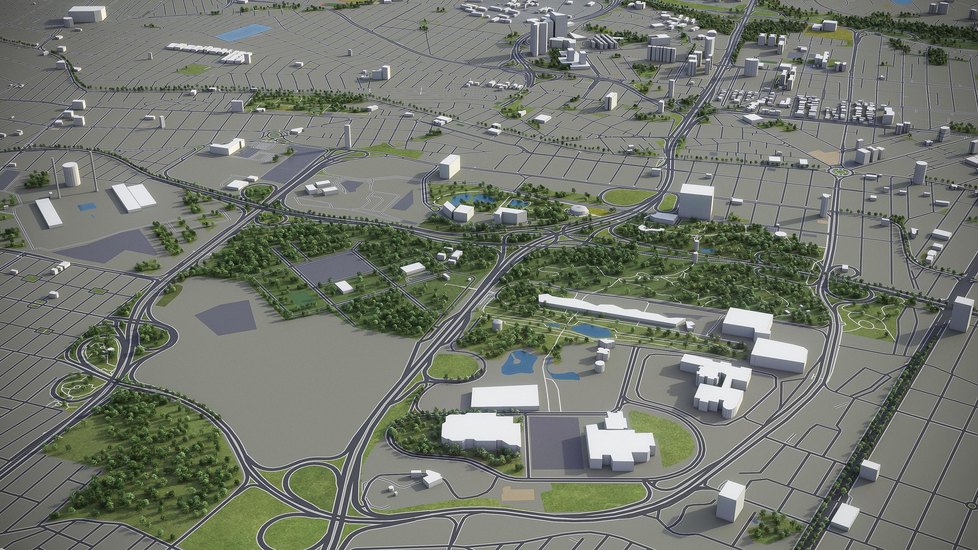 Tehran - Karaj Surrounding 3D Model - TurboSquid 1494650