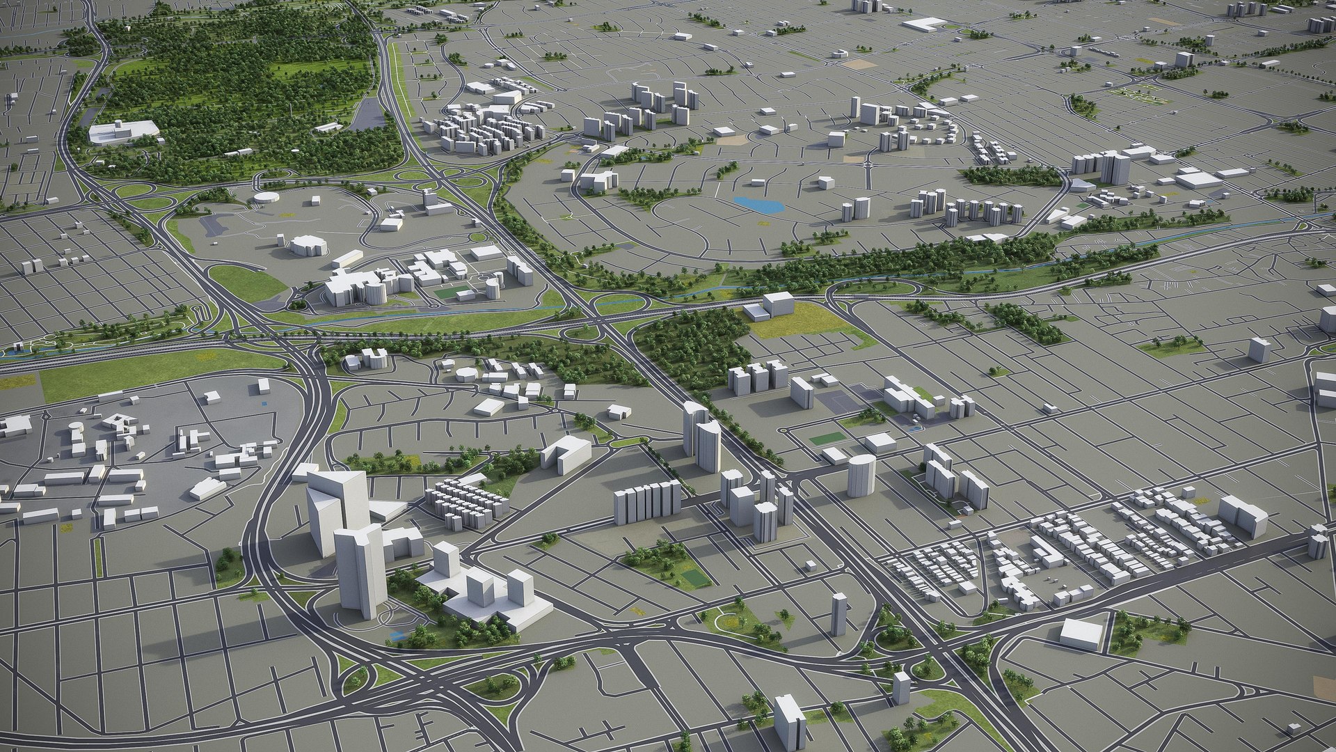 Tehran - Karaj Surrounding 3D Model - TurboSquid 1494650