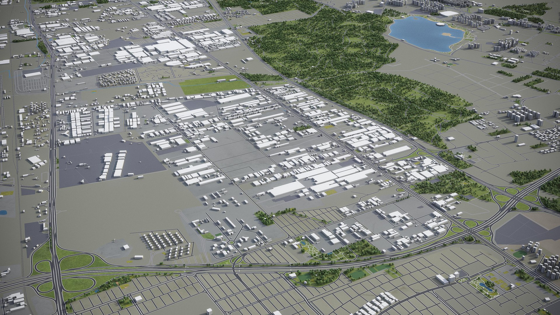 Tehran - Karaj Surrounding 3D Model - TurboSquid 1494650