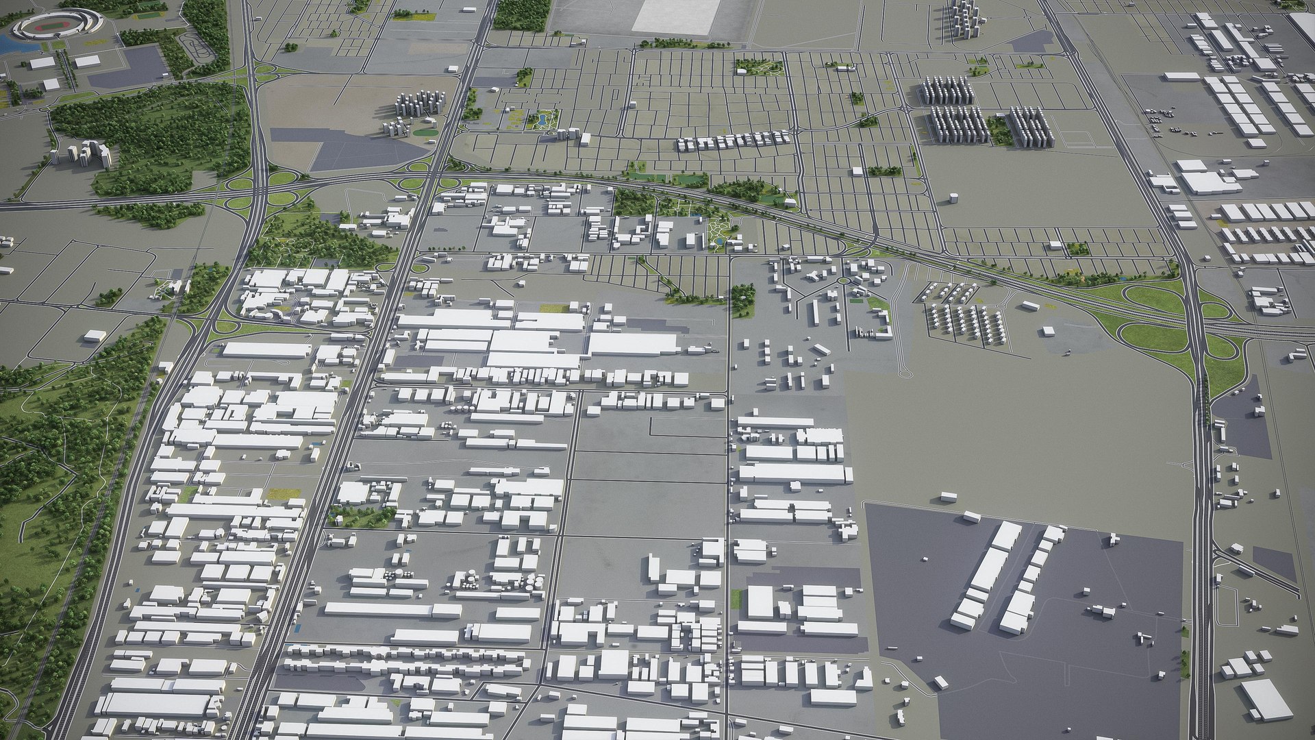 Tehran - Karaj Surrounding 3D Model - TurboSquid 1494650