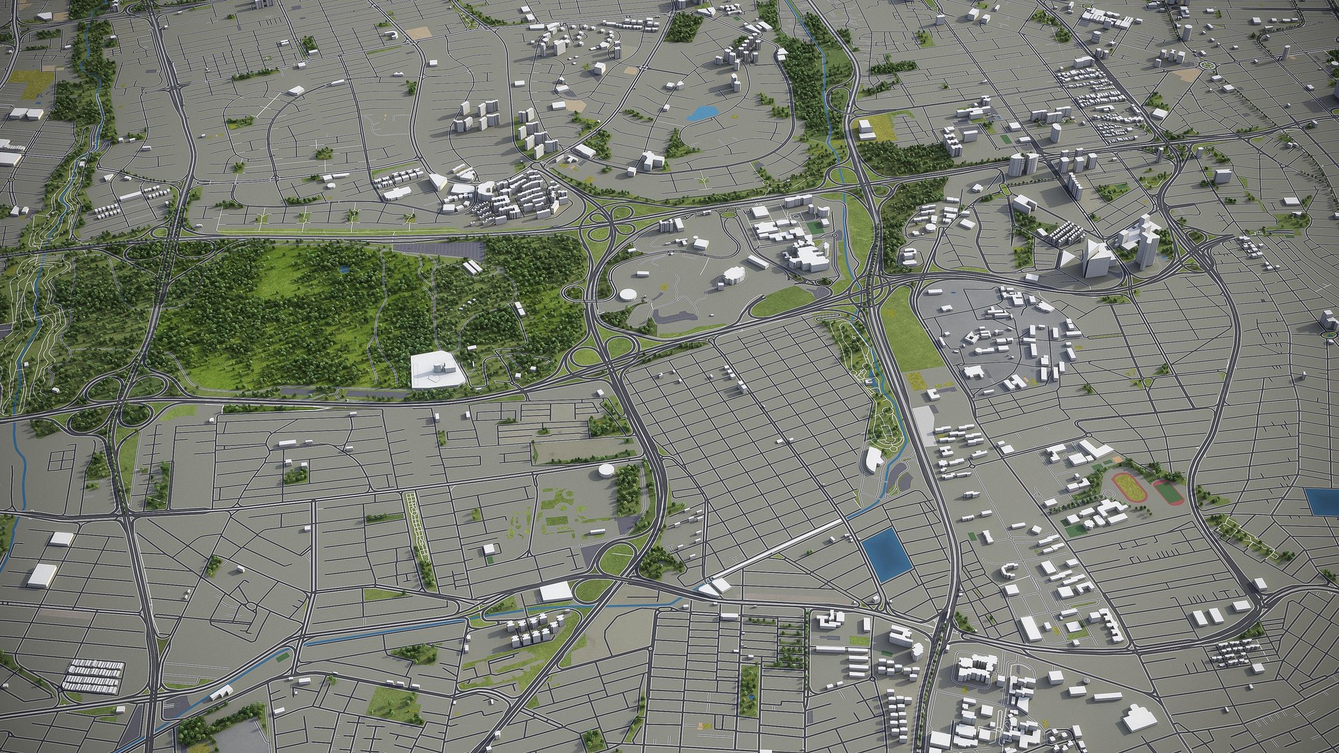 Tehran - Karaj Surrounding 3D Model - TurboSquid 1494650