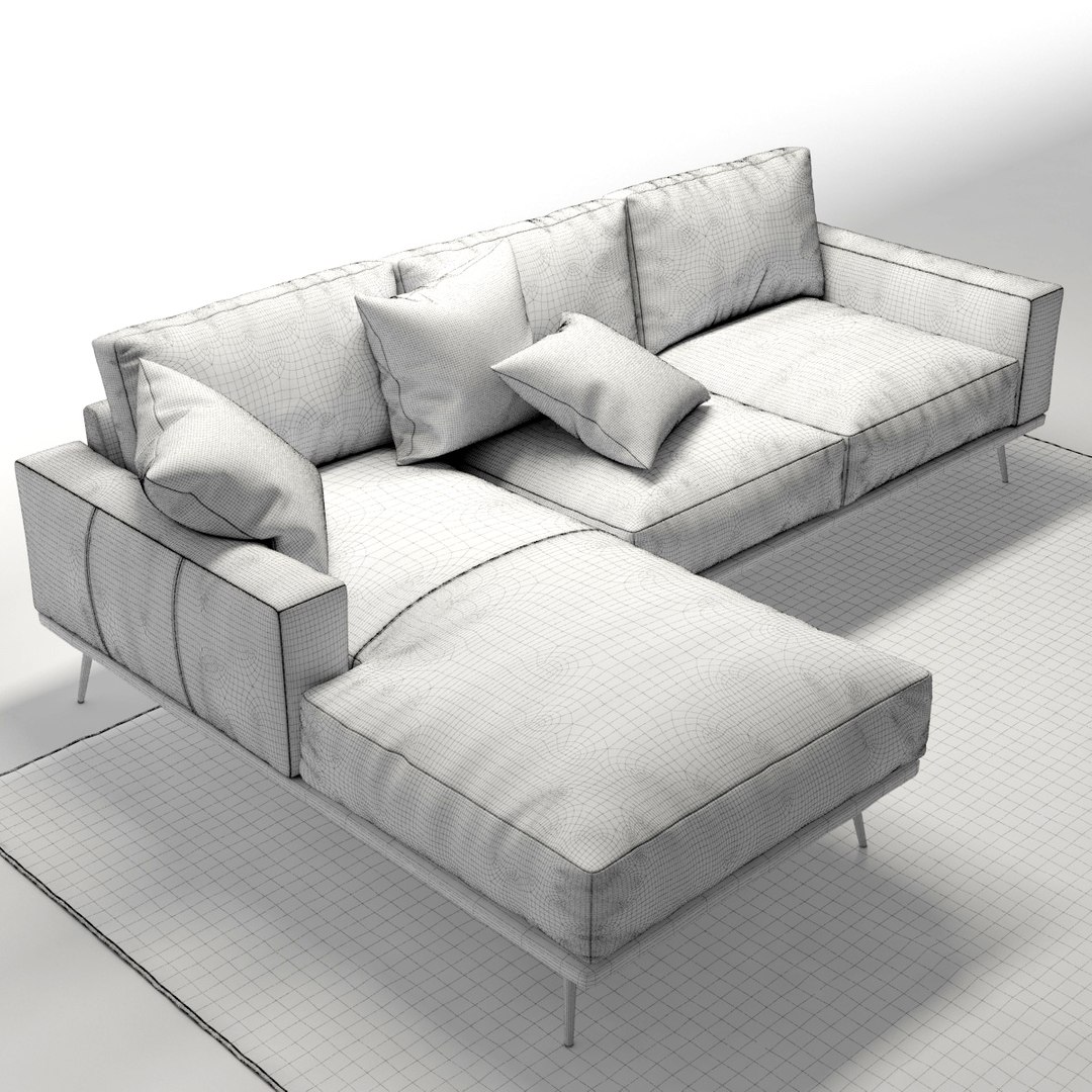 boconcept sofa 3d model