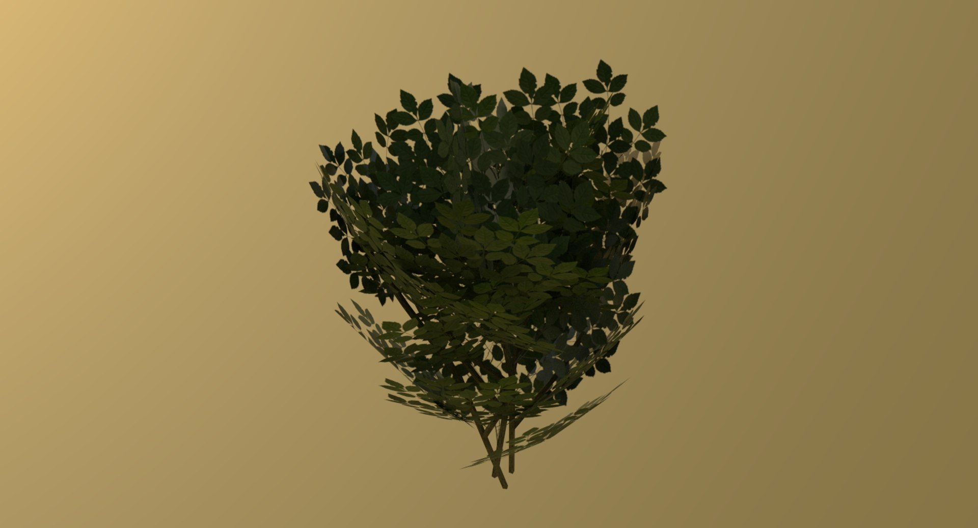 3d Shrub Ready Model