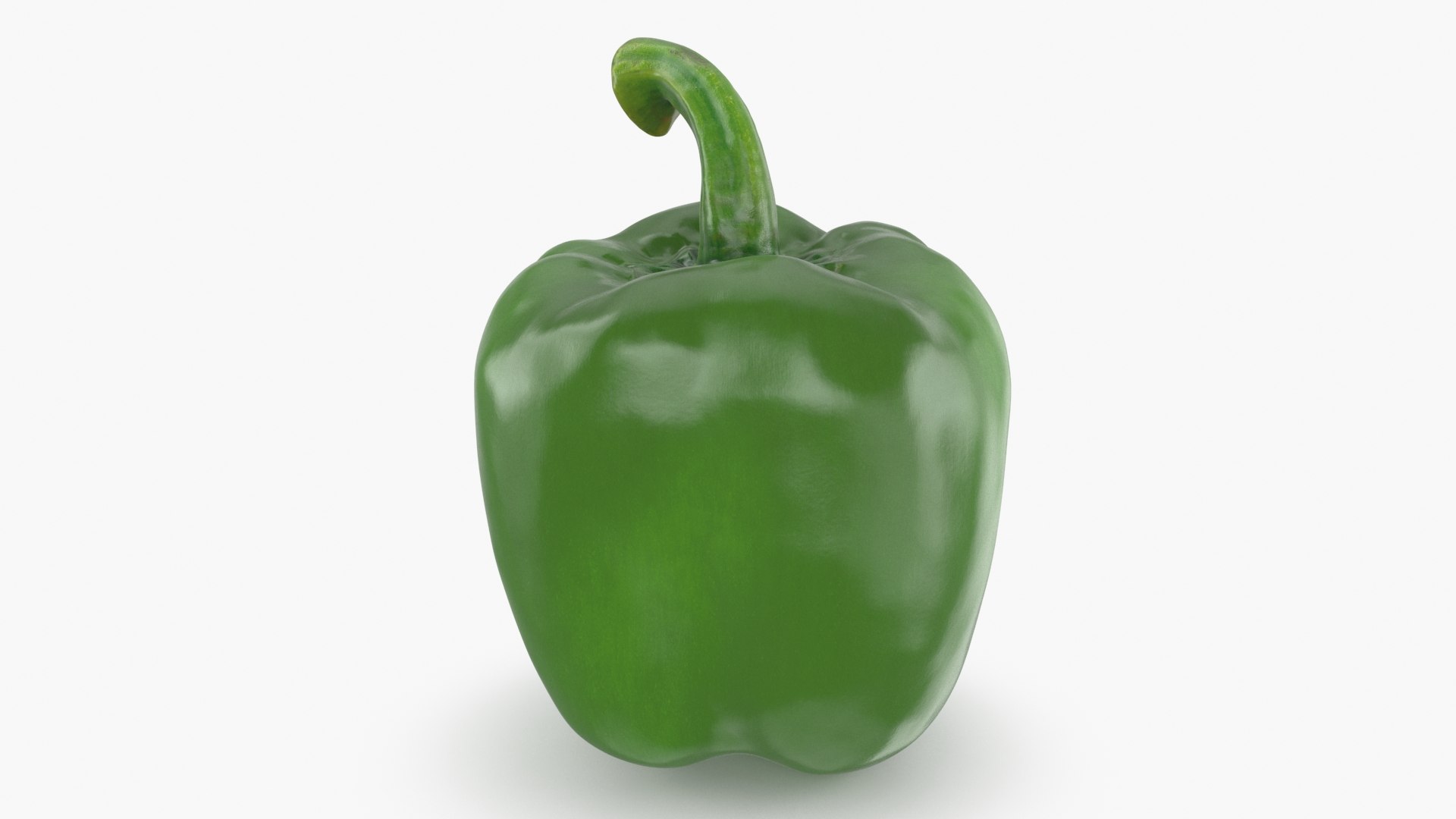 3D model Green Bell Pepper - TurboSquid 1977457