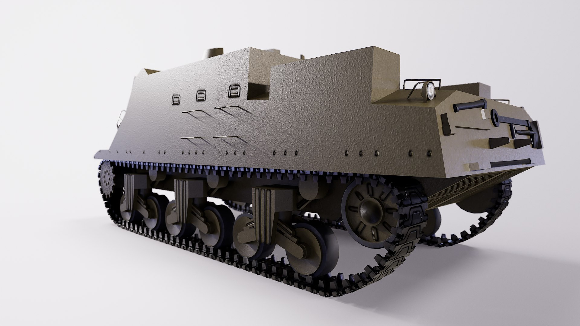 3D 105 Mm Self-propelled Howitzer M7B2 Model - TurboSquid 1783878