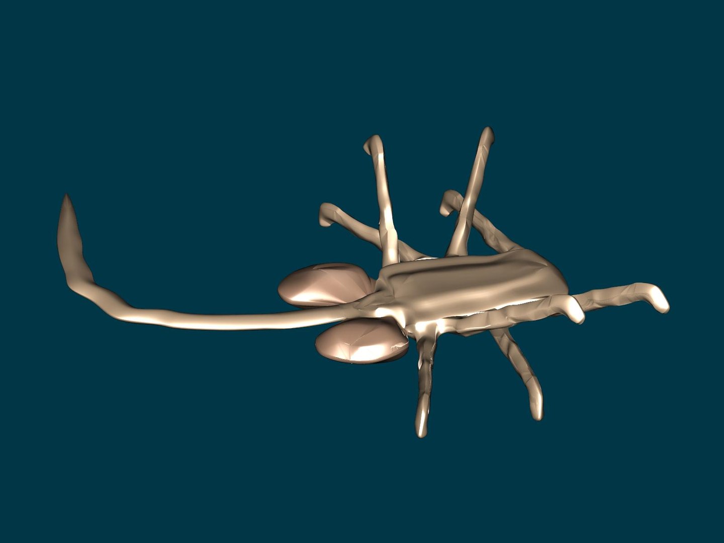 Free 3ds Model Prototype Facehugger